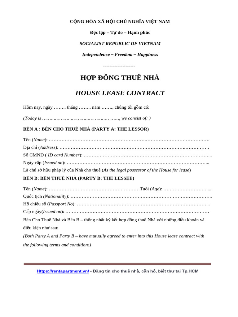 House Lease Contract | PDF