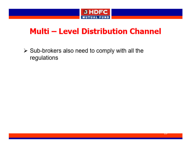 HDFC Training 69 | PDF