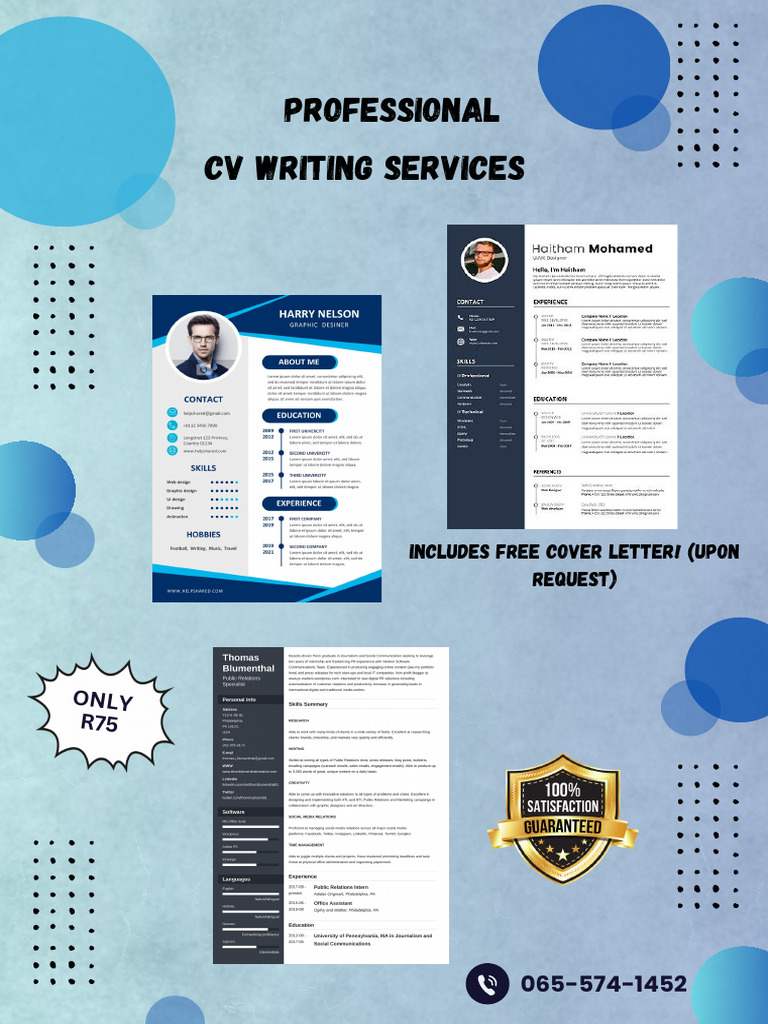 CV Writing Services Flyer | PDF