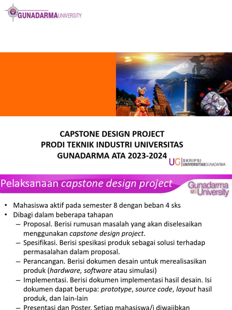 Proyek Desain Capstone Teknik Industri | PDF