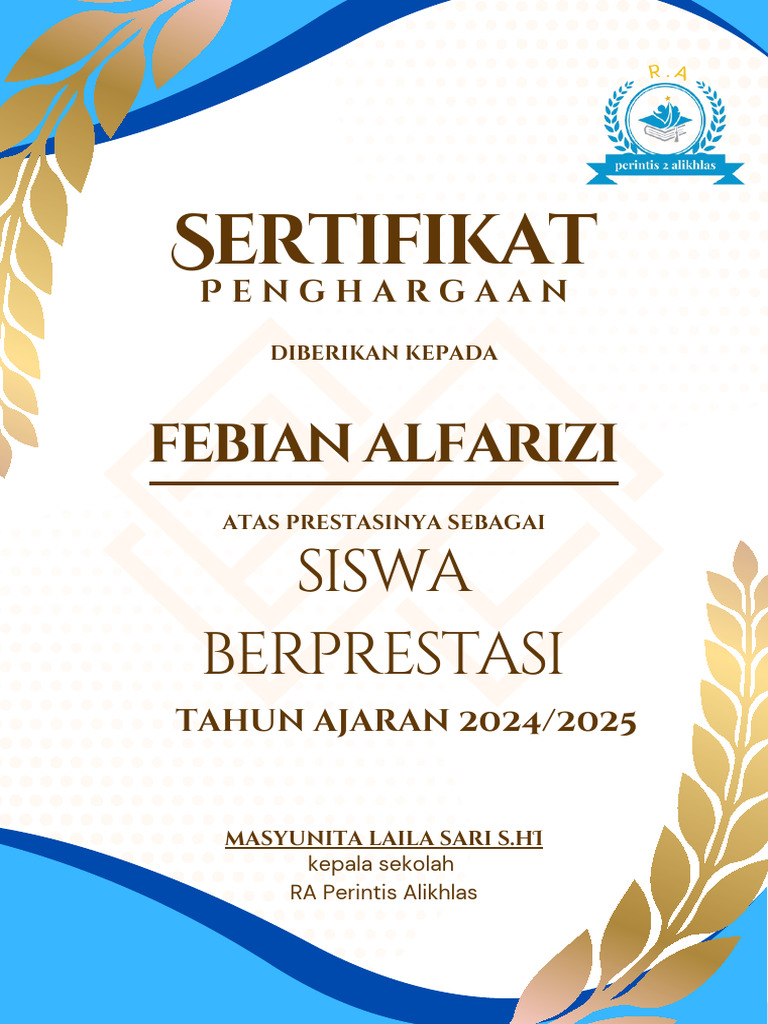 Sertifikat Juara | PDF