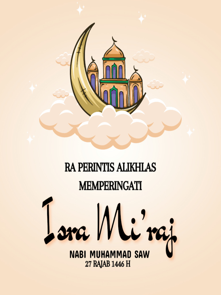 Spanduk Isra Miraj | PDF