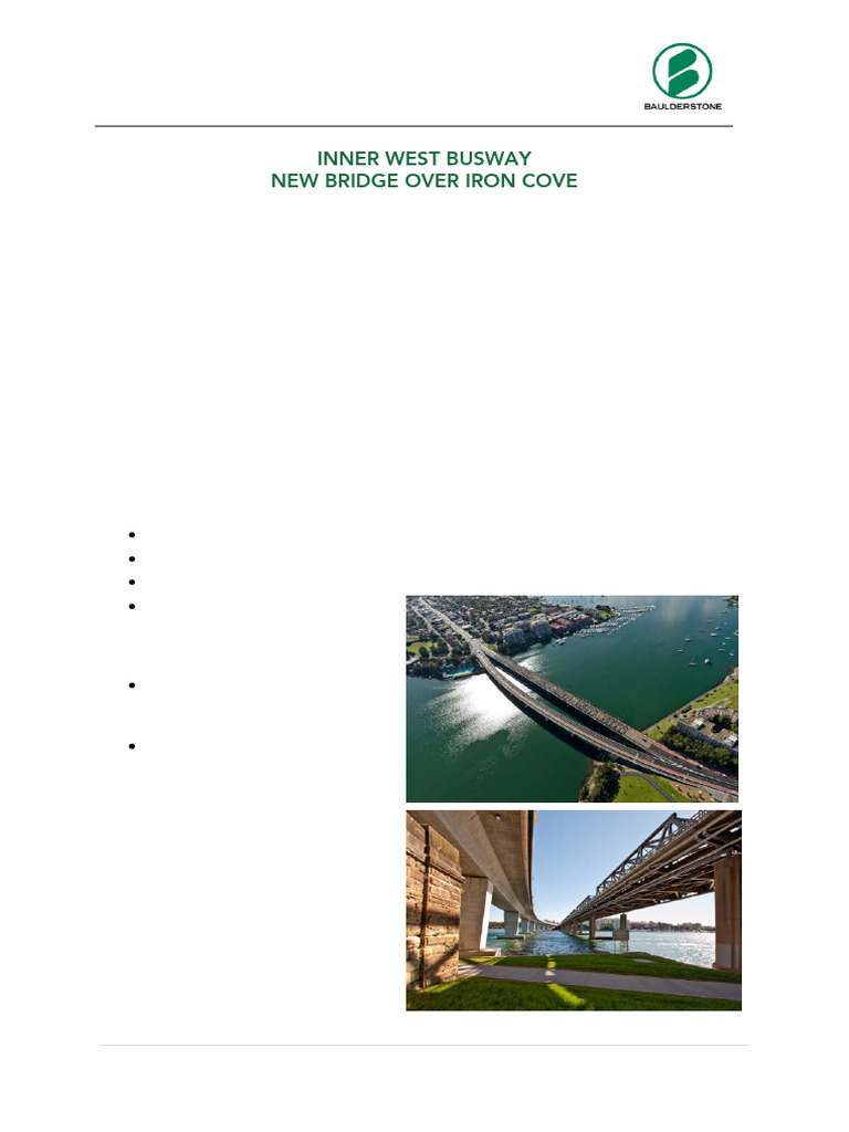 Inner West Busway Along Victoria Road New South Wales | PDF | Deep ...