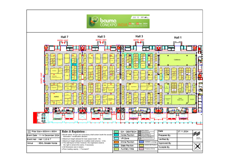 Hall Layout and Entry Points Guide | PDF