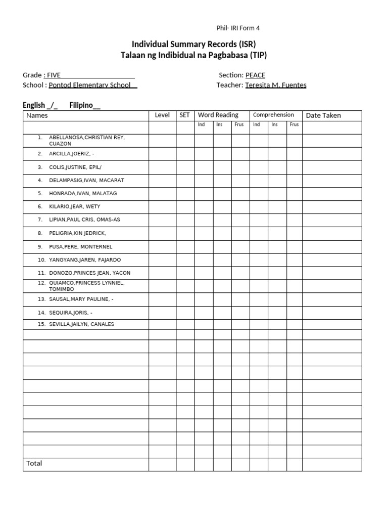 Phil Form 4 2021 22 | PDF