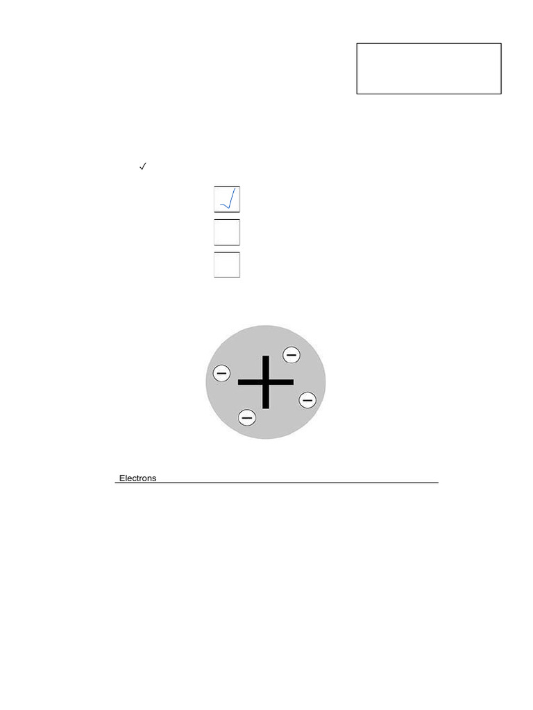 1.1 A Simple Atomic Model QP - Student | PDF | Atoms | Proton