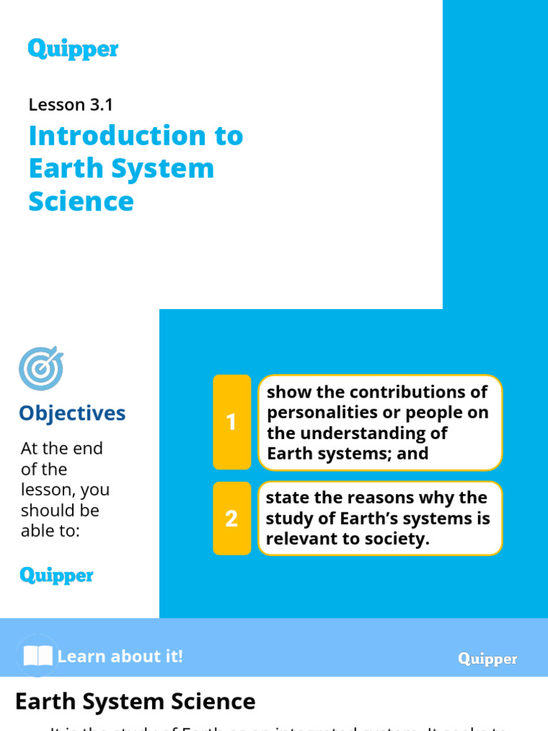 Introduction to Earth System Science | PDF | Gaia Hypothesis | Earth