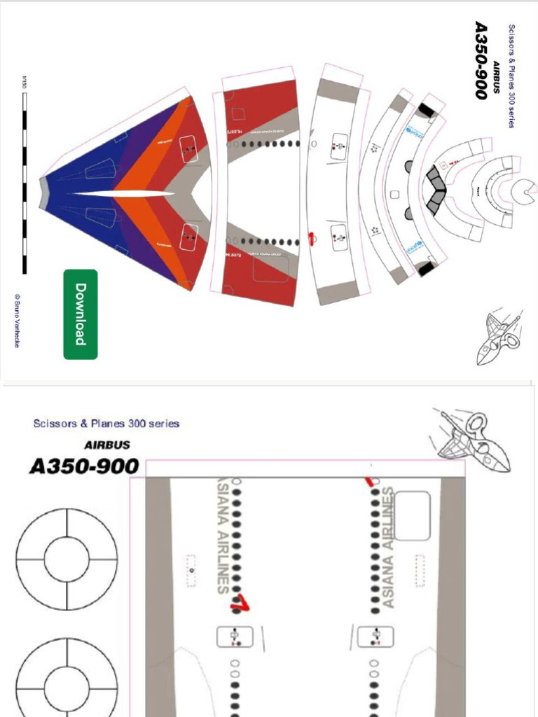 A350-900 Scissors & Planes 300 Series | PDF