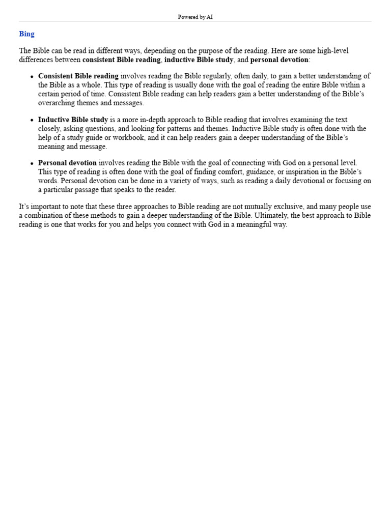 Answer To Ibs CBR Personal Devotion | PDF