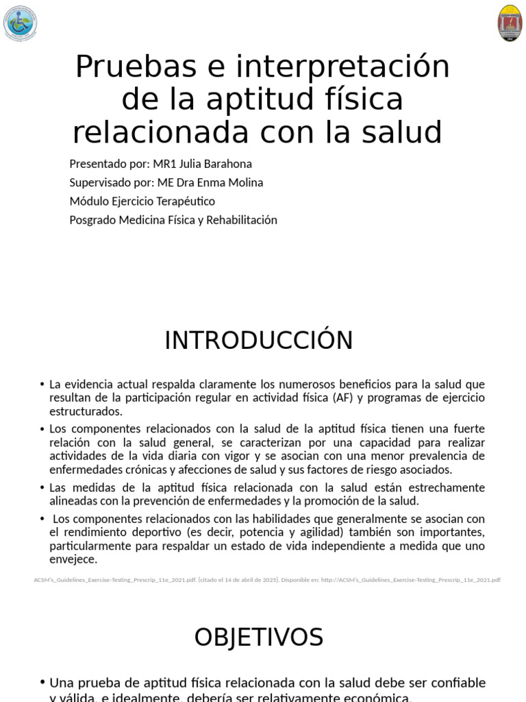 Evaluación de Aptitud Física Saludable | PDF