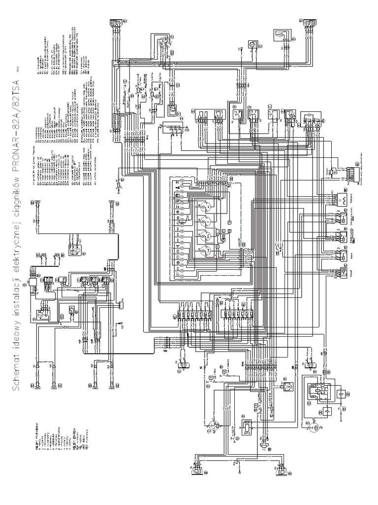 Pronar 82a 82tsa Schemat Elektryczny | PDF