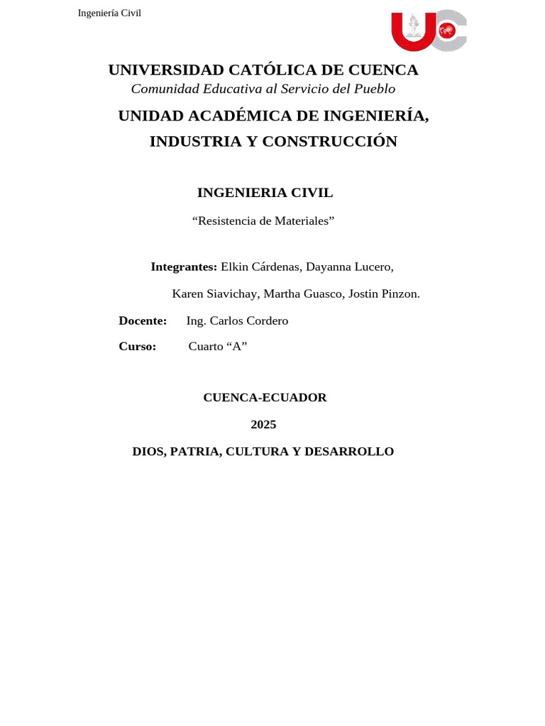 Resis Viga Deformacion | PDF | Viga (Estructura) | Elasticidad (Física)