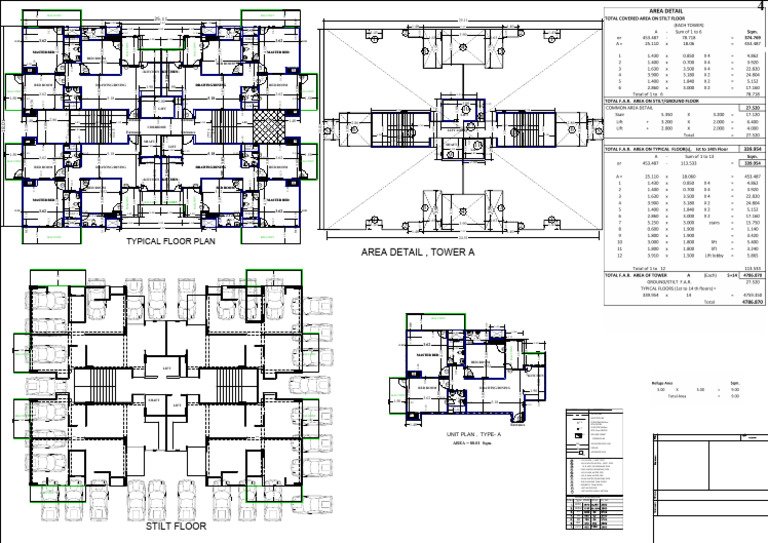 Detailed Floor Plan for Type A Unit | PDF