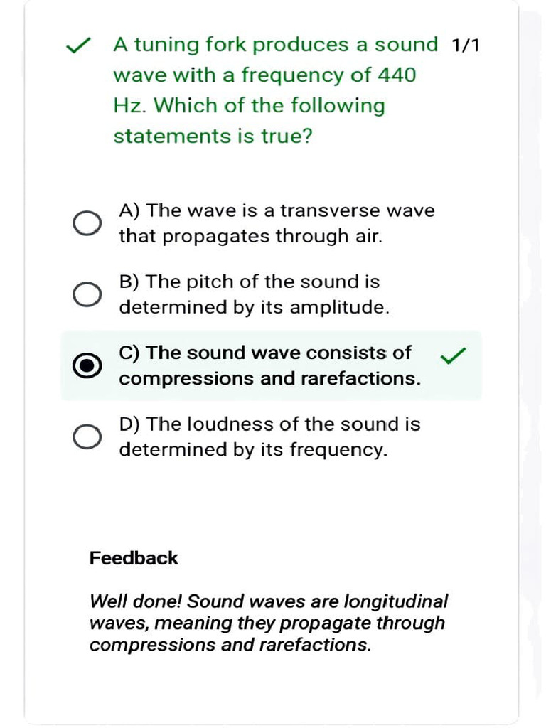Yr11 Physics Quiz:Sounds Wave | PDF | Waves | Sound