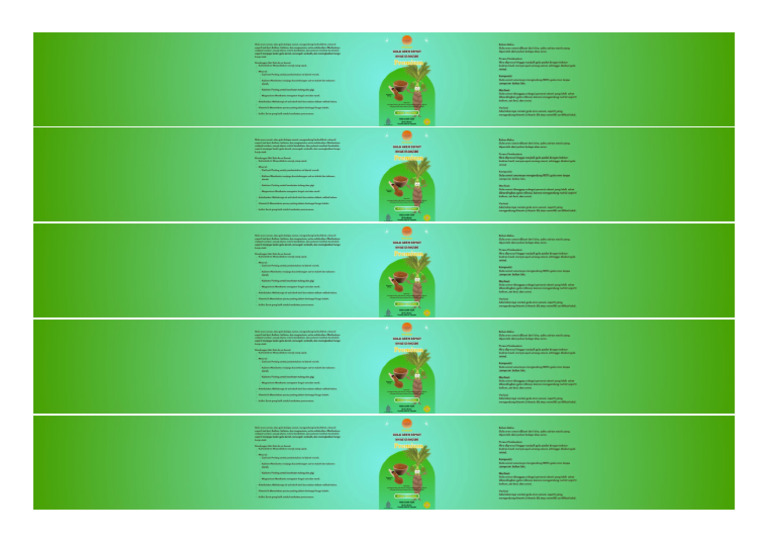 Stiker Gula Aren Semut Toples | PDF