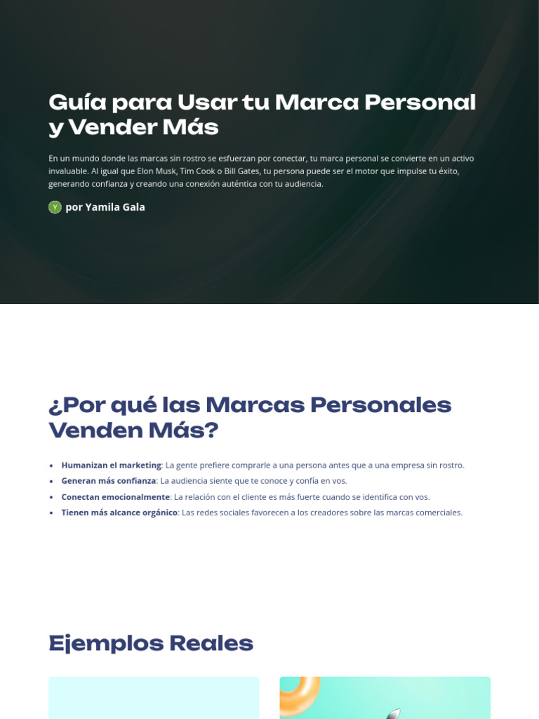 3.8 Guia-para-Usar-tu-Marca-Personal-y-Vender-Mas | PDF | Marca | Apple Inc.