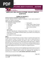 A-Level Biology Scenario Questions | PDF | Tissue (Biology) | Heart
