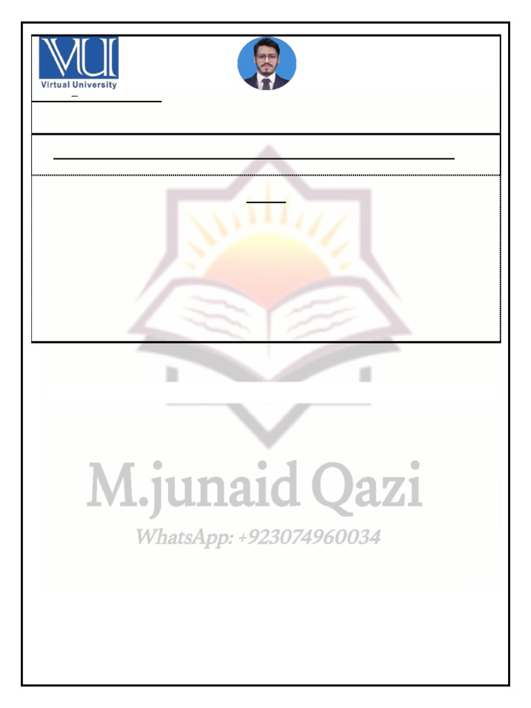 CS301-Assignment 2 100% Coorect Solution Spring 2025 by M.junaid Qazi | PDF | Computer ...