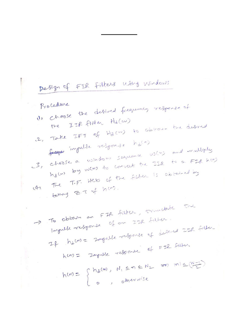 DSP Lab Exp9 | PDF | Low Pass Filter | Digital Signal Processing