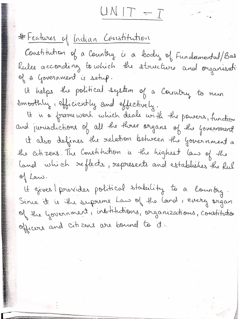 Indian Constitution | PDF