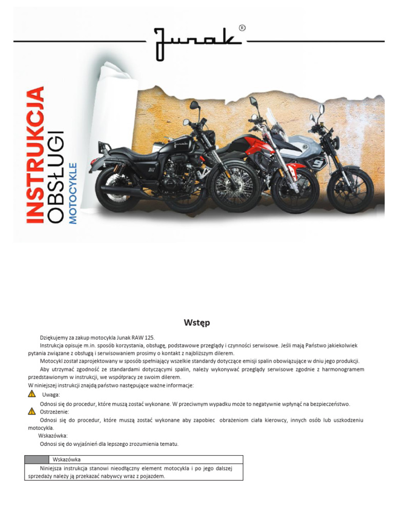 Junak Racer 125cc Cbs | PDF