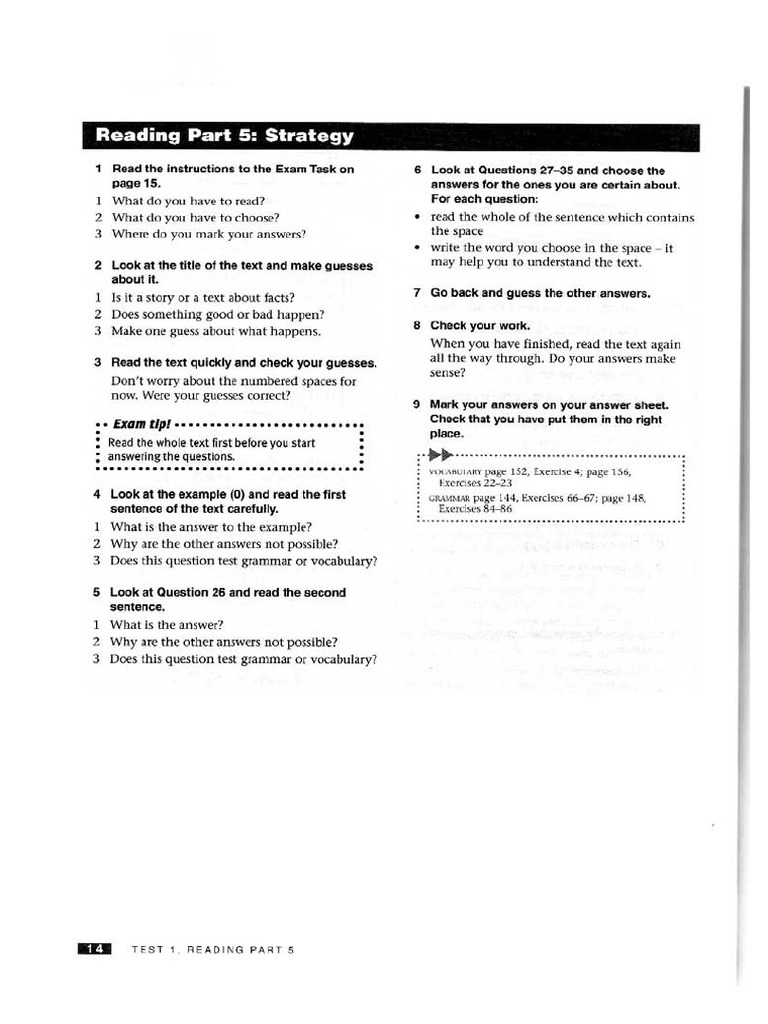 Reading Strategy | PDF