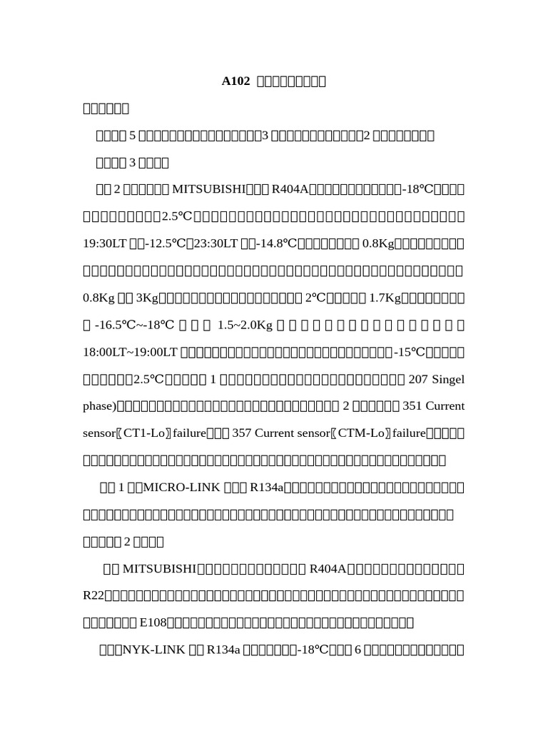 A102 Report of Container 2 | PDF