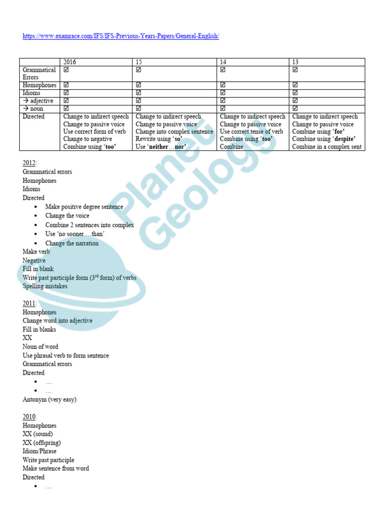 Grammar IFoS Trends . | PDF