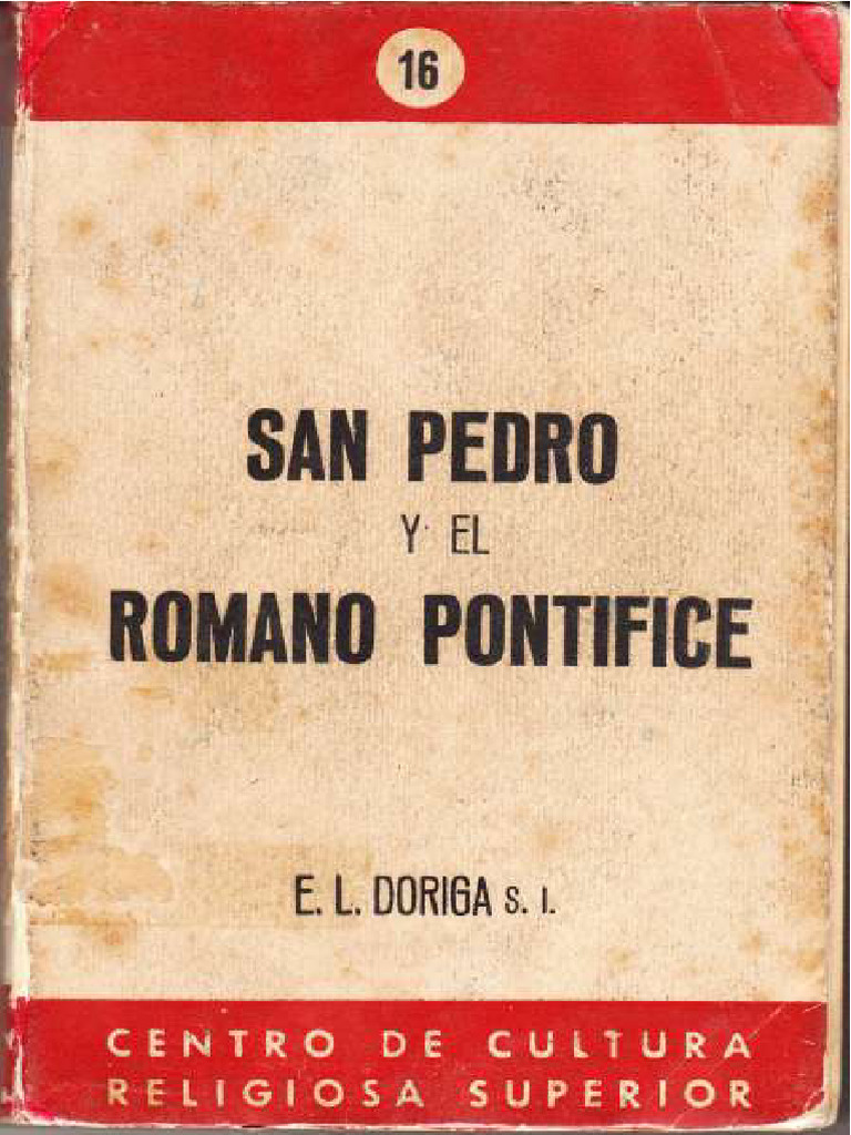 Doriga E L - San Pedro Y El Romano Pontifice | PDF
