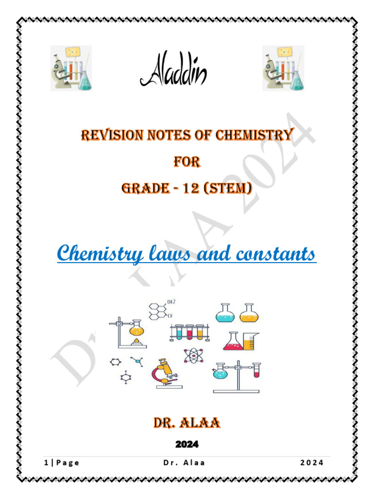 Chemistry Laws | PDF