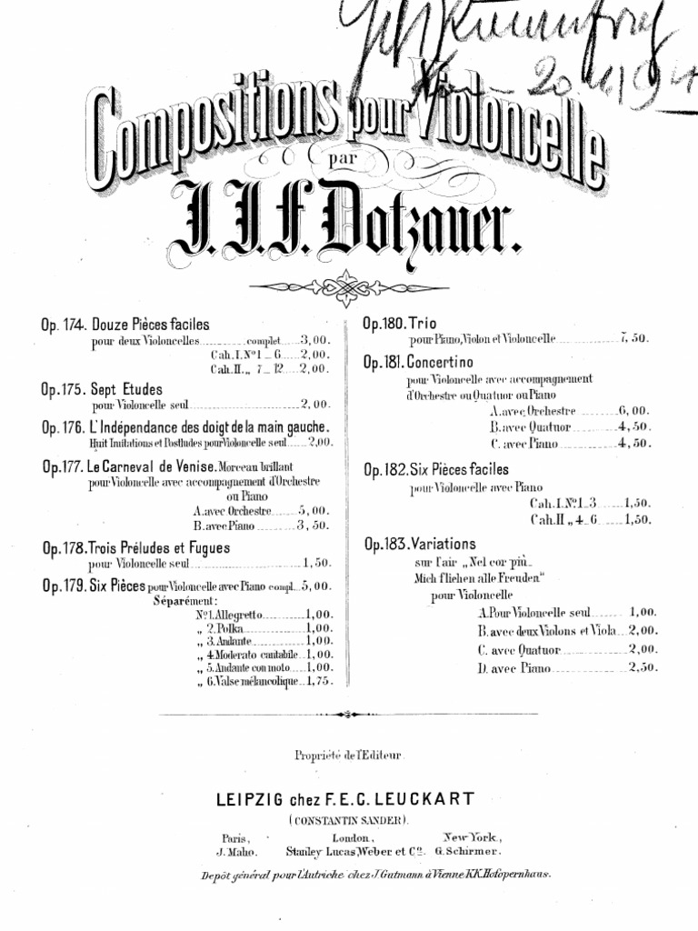 Valse Dotzauer | PDF