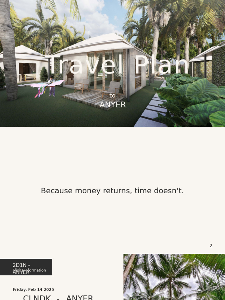 Proposal Trip To Anyer 14feb | PDF