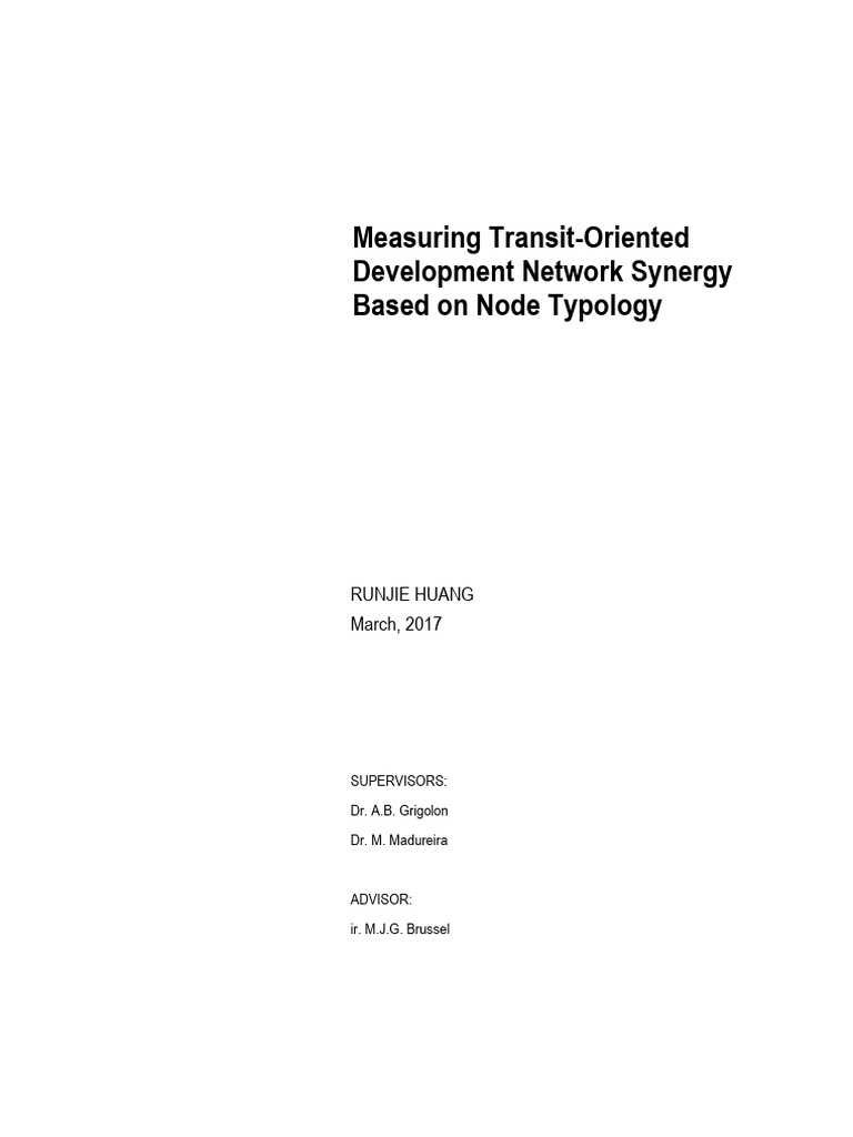 Transit Oriented Development | PDF
