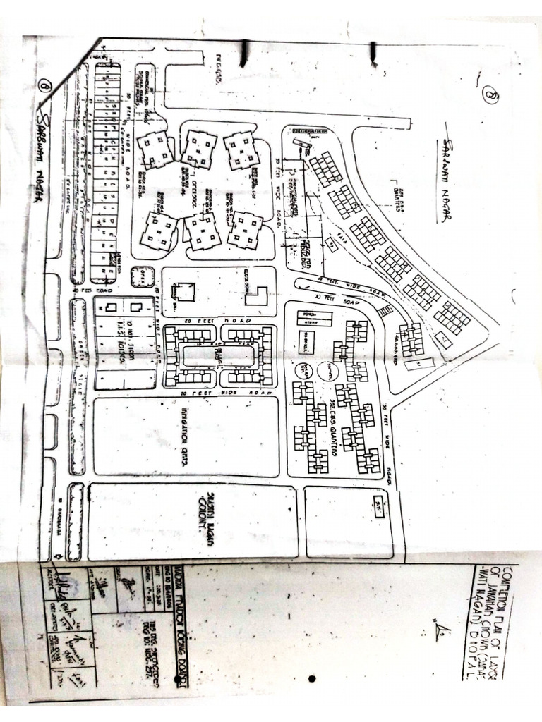 Layout Plan Saraswati Nagar Bhopal | PDF