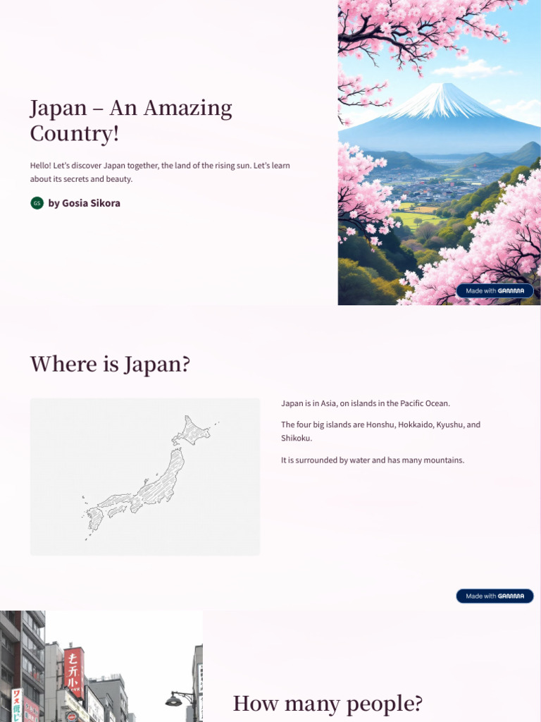 Discovering Japan: Culture & Nature | PDF | Sushi | Japanese Cuisine
