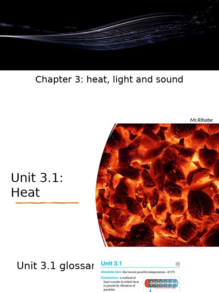 Heat, Light, and Sound Energy Explained | PDF | Electromagnetic ...