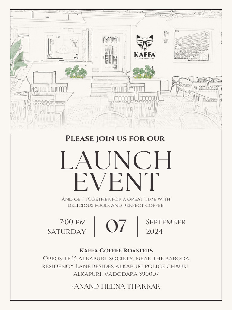Launch Event: Please Join Us For Our | PDF