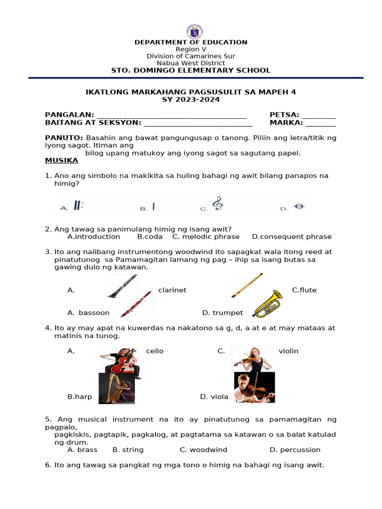 Mapeh 4 80 Copies | PDF