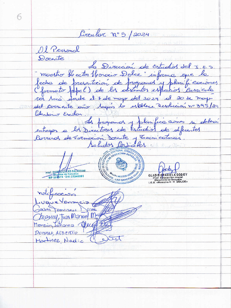 Circular 005-2024 | PDF