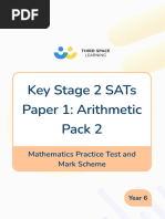 Ks1 Mathematics 2025 Paper 1 | PDF