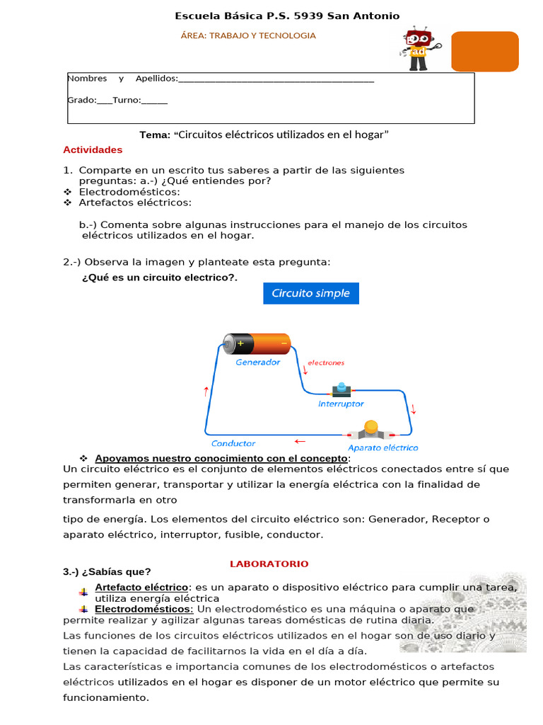 2 - Circuitos Simples | PDF | Electrodoméstico | Ingenieria Eléctrica