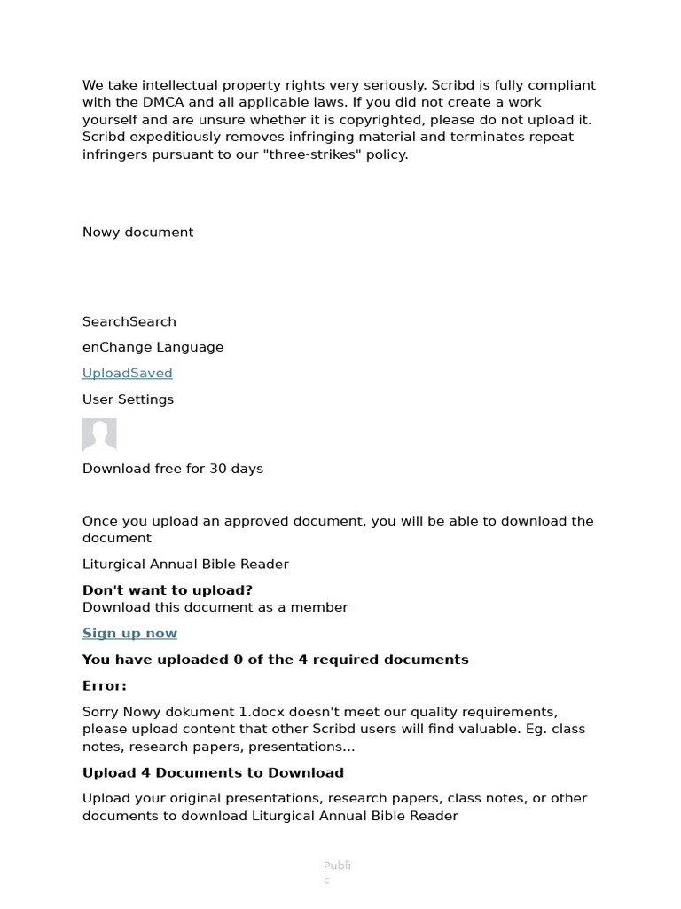 Nowy Dokument 5 | PDF | Scribd | Digital Millennium Copyright Act