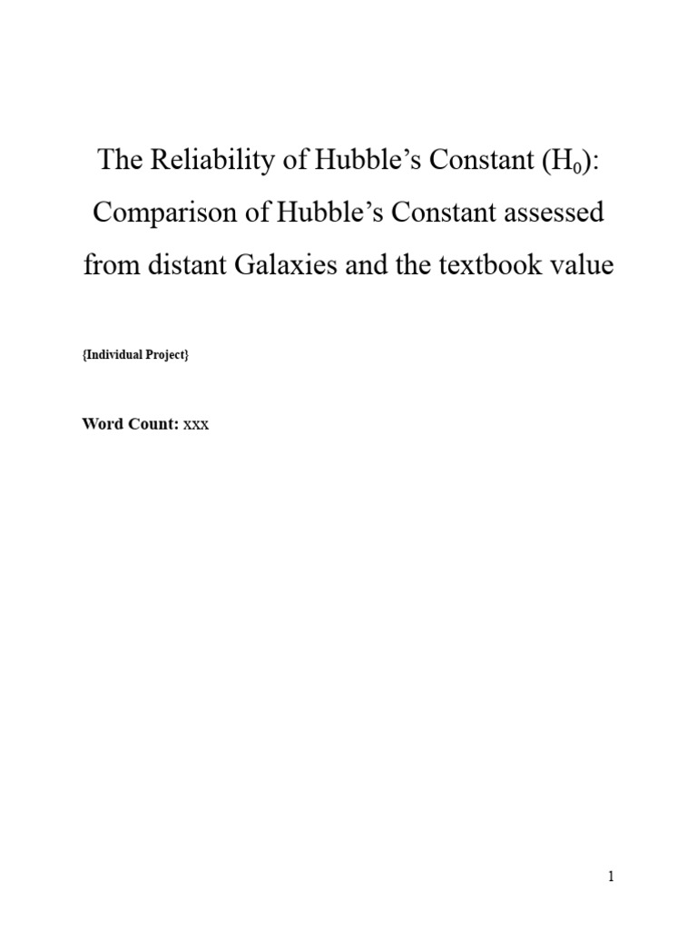 Yuki Matsubara - IP Physics | PDF | Redshift | Universe