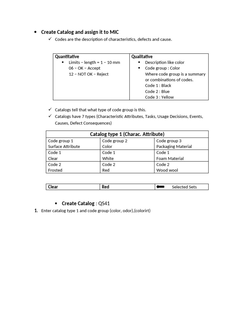 Create Catalog and Assign It To MIC | PDF