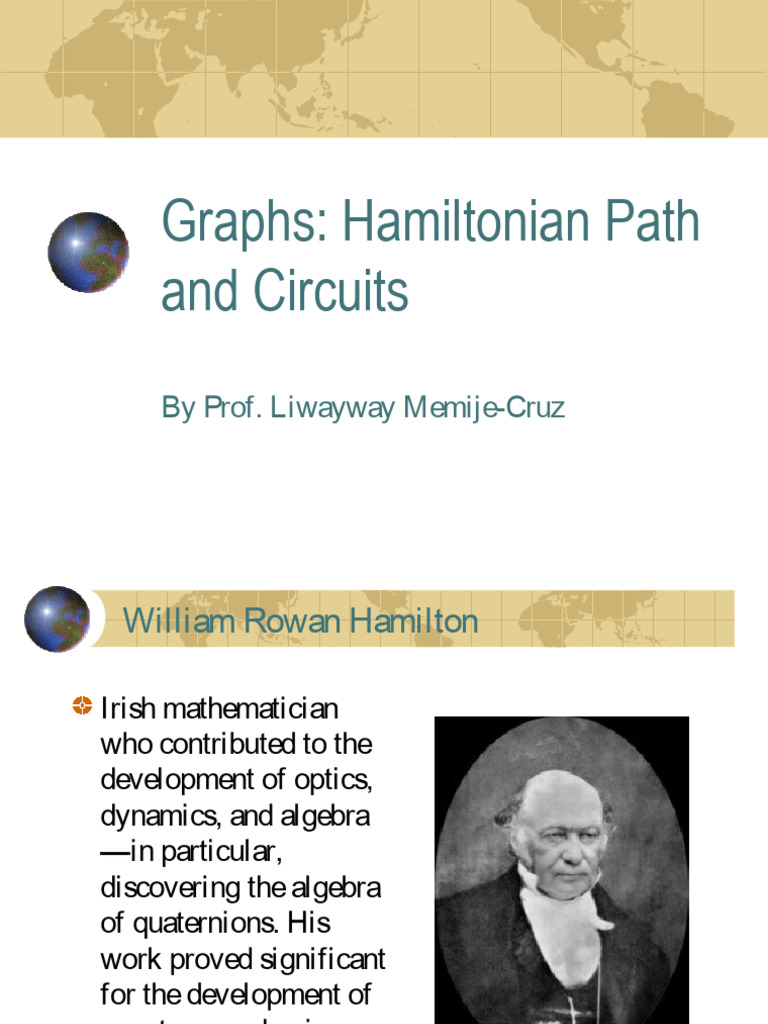 Hamiltonian Paths and Circuits Explained | PDF | Computational Problems | Graph Theory