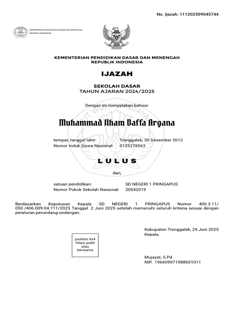 Muhammad Ilham Daffa Argana | PDF