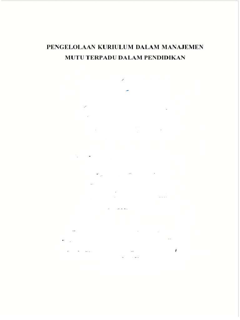 Pengelolaan Kurikulum Klompok 1 | PDF