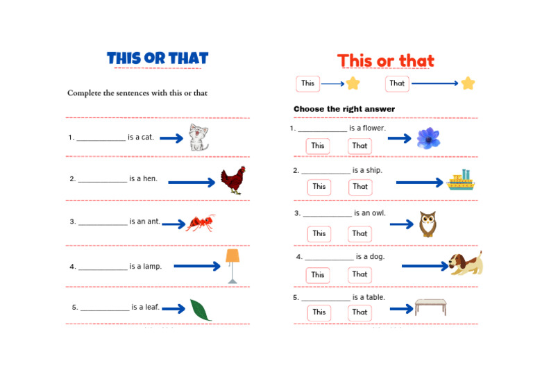 This or That | PDF