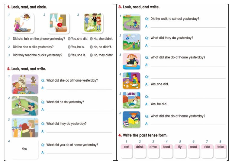 Unit 5 Yes No y WH Questions | PDF