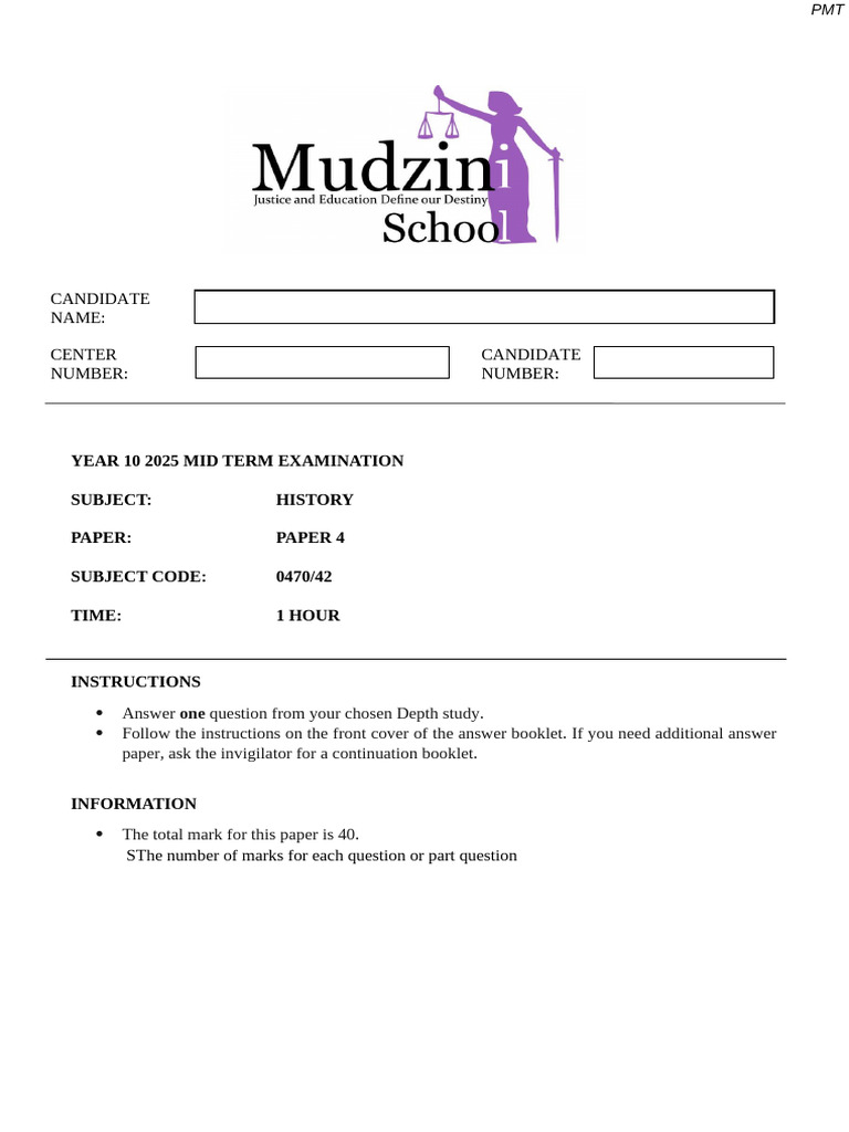 History Pp4 Mid Term | PDF | Warfare | World War II